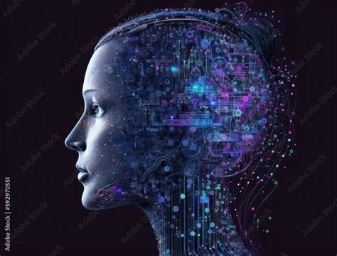 Artificial Intelligence In Humanoid Head With Neural Network Ai With
