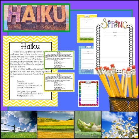 Haiku Poetry Unit Spring My Teaching Library