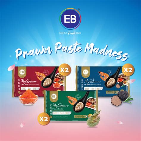 Eb Prawn Paste Madness Halal Food Eb Food Frozen Food Frozen
