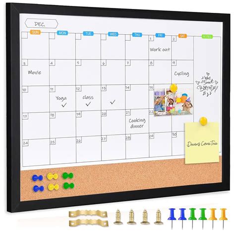 Cork Board Calendar