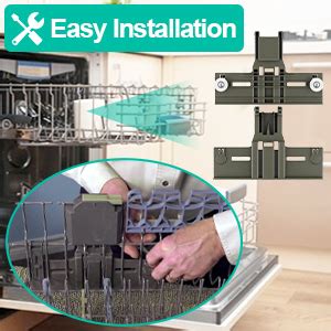 Upgraded W10350375 Dishwasher Top Rack Adjuster Parts