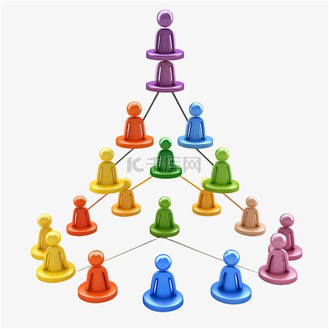 层次结构图3d插图素材图片免费下载 千库网