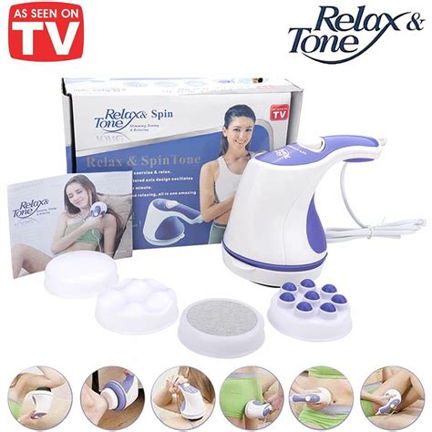 Professional Relax And Spin Tone Complete Full Body Massager With 4
