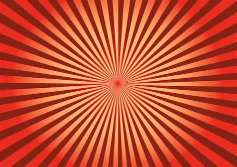Dynamic Red Rays Sunburst Background With Radial Gradient And Bold