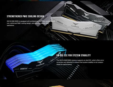 Teamgroup T Force Delta Rgb Gb Gbx Ddr Mhz Desktop Ram Black Buy Online At Best