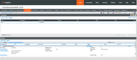 Sync Of Accounts Contacts And Policy From Sagitta To Insuredmine And