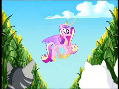 Snowbell And Monty See Princess Cadance In The Sky By Fieryunikitty On Deviantart