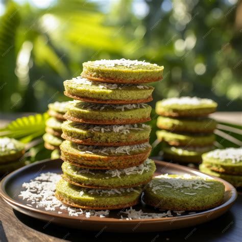 Premium Ai Image Banh Dau Xanh Vietnamese Mung Bean Cake Often Sliced