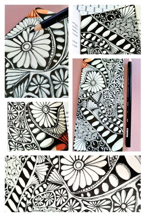 How To Draw Zentangle Inspired Artwork Drawing Tutorial
