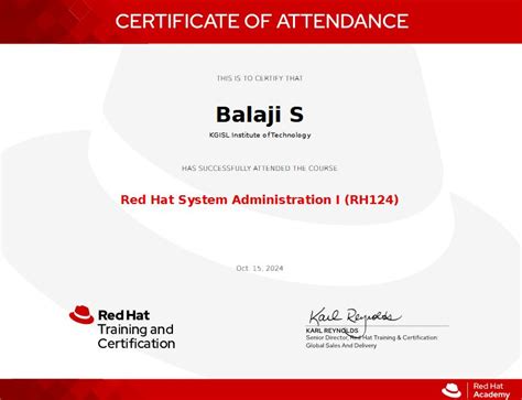 Redhat Linux Systemadministration Opensource Careergrowth Balaji S