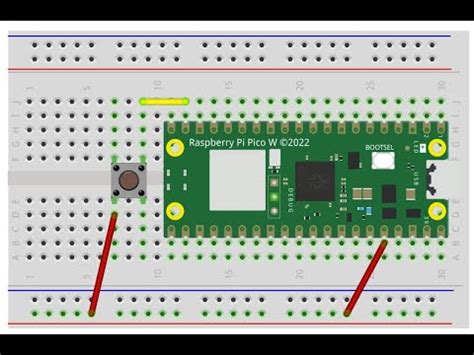 Reading Input From A Pushbutton Using A RaspBerry Pi Pico W YouTube