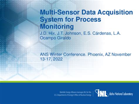 pdf multi sensor data acquisition system for process monitoring