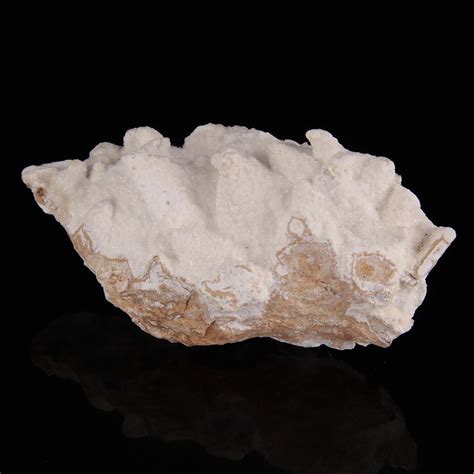 Hydrozincite Coating Calcite Rare Locality Specimen Ex Bob Reynolds