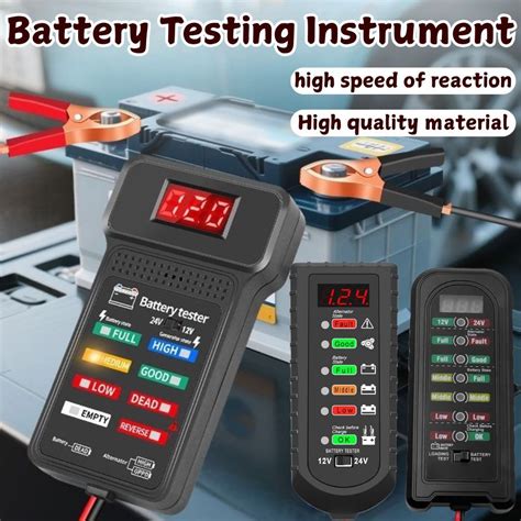 12v24v Multifunctional Battery Testers Automotive Digital Capacity