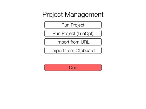 Project Manager Code Sharing Codea Talk