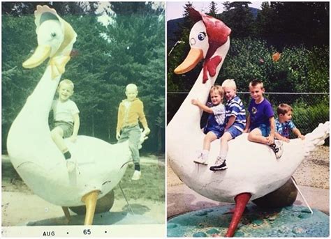 My Dad And Uncle In 1965~ My Cousins Brother And Me In 1998 Storyland