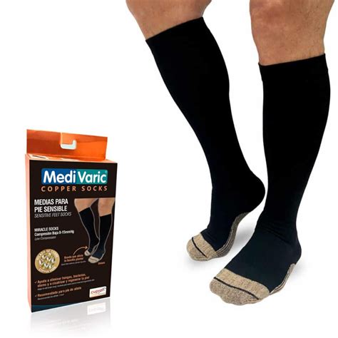 Copper Yarn Compression Stockings Miracle Socks 8 15 Mmhg Medivaricbg