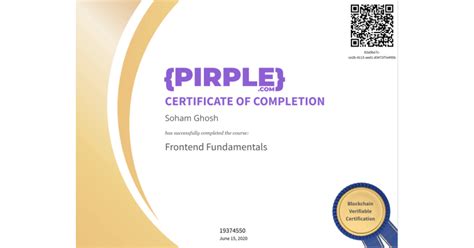 Soham Ghosh On Linkedin Completed Pirple Thankyou
