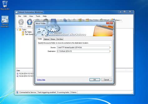 Move Folder Action Automated Tasks