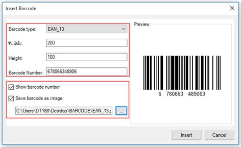 Quickly Insert Or Create A Barcode Into Document In Word