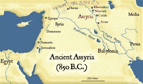 Ancient Assyria Map