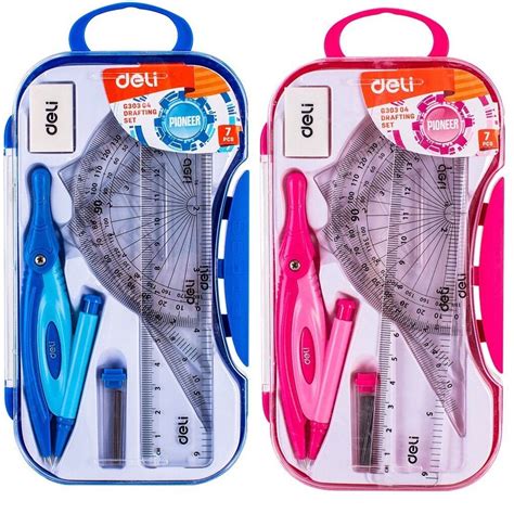 Bộ Eke Compa Deli G30304 Thế Giới Văn Phòng Phẩm