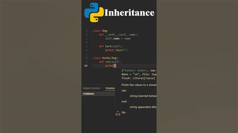 Python Inheritance In 30 Seconds 🔥👨‍💻 Shorts Python Programming