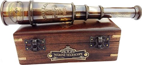 1920 Marine Telescope Collectible Décor Nautical Spyglass Antique