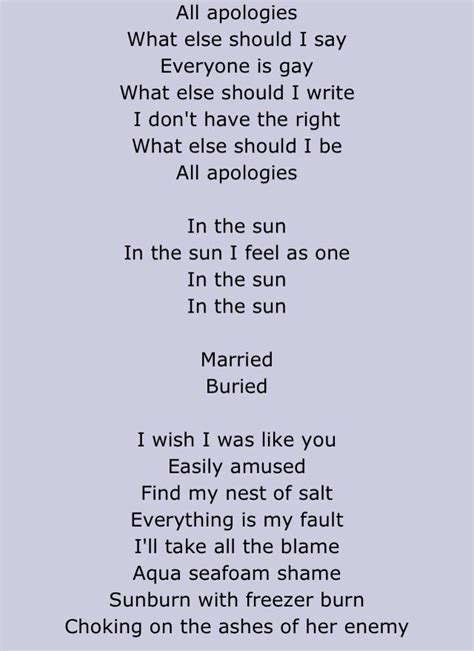 Nirvana Nevermind Lyrics And Chords Image Analysis Deutsch