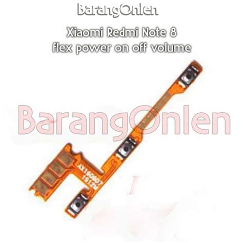 Jual Xiaomi Redmi Note Flexible Tombol Switch Power On Off Volume Kota Surabaya Barang