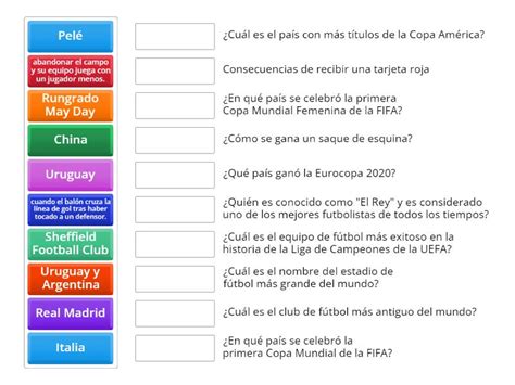 Preguntas Futbol Match Up