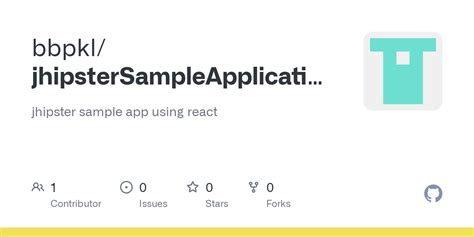 Github Bbpkljhipstersampleapplication Jhipster Sample App Using React