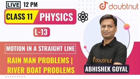 𝐌𝐨𝐭𝐢𝐨𝐧 𝐢𝐧 𝐚 𝐬𝐭𝐫𝐚𝐢𝐠𝐡𝐭 𝐥𝐢𝐧𝐞 𝐫𝐚𝐢𝐧 𝐦𝐚𝐧 𝐩𝐫𝐨𝐛𝐥𝐞𝐦𝐬 𝐂𝐥𝐚𝐬𝐬 𝟏𝟏 𝐍𝐂𝐄𝐑𝐓 𝐏𝐡𝐲𝐬𝐢𝐜𝐬