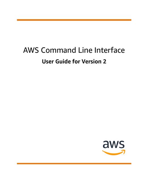 Aws Command Line User Guide Pdf Command Line Interface Shell
