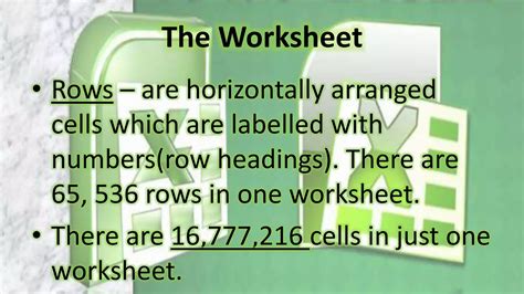 The Microsoft Excel Program Ppt