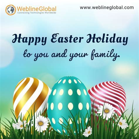 Three Easter Eggs In The Grass