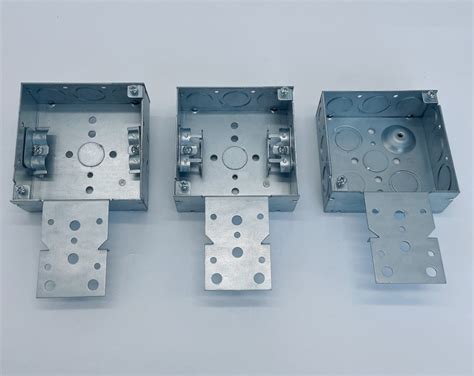 4” Square Welded Boxes With Bracket 1 1 2” Deep