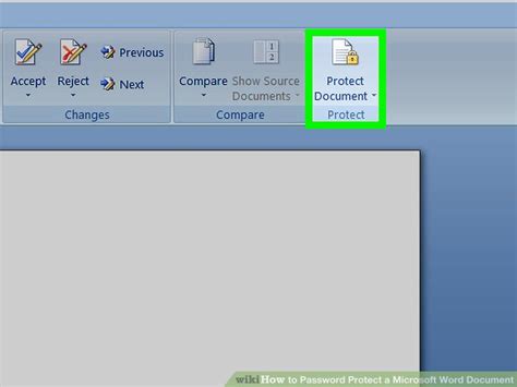How To Password Protect A Microsoft Word Document Steps