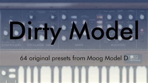 64 Presets For Your Moog Model D