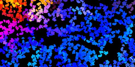 Dark Multicolor Vector Pattern With Abstract Shapes 2743013 Vector Art At Vecteezy