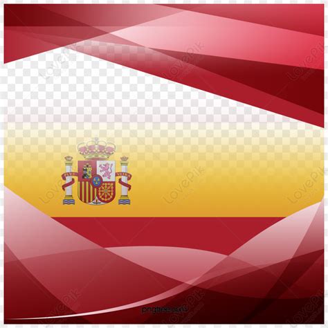 스페인 그라데이션 일러스트 크리 에이 티브 플래그바람노랑 Png 일러스트 무료 다운로드 Lovepik