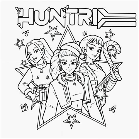 Kpop Demon Hunters Omalovánky Pro Děti