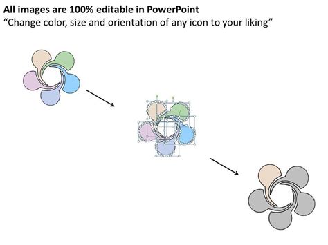 1013 Business Ppt Diagram 5 Stages Inter Process Communication Powerpoint Template