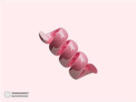 Spring Gradient Shape 3d Illustration Free Psd