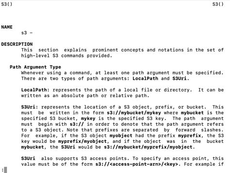 Aws Cli Commands Cheatsheet