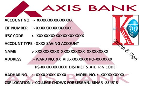 Axis Bank Passbook Download