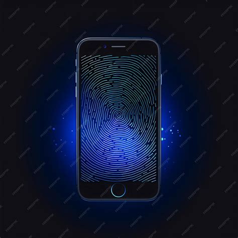 Premium Ai Image Artificial Intelligence Fingerprint Icon Created With Generative Ai