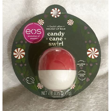 Eos Lip Balm Candy Cane Swirl 025 Oz Holiday Lip Balm Sphere Online
