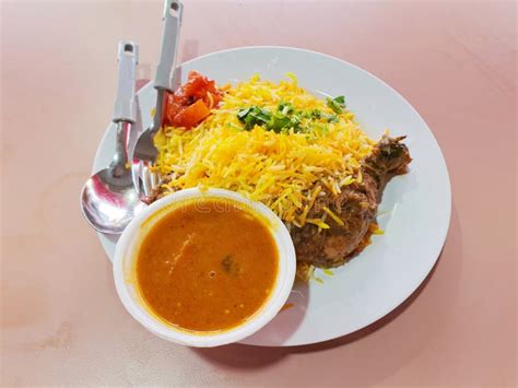 Singapore Chicken Biryani Stock Image Image Of Meal 342295965