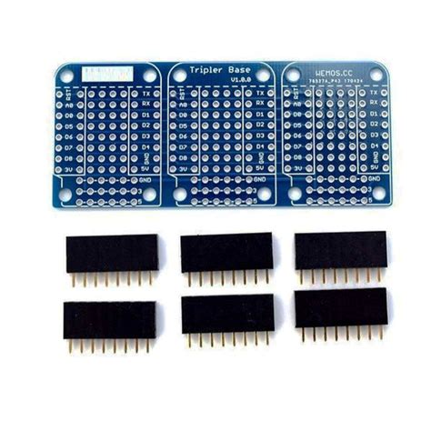 Wemos Triple Base Shield Phipps Electronics